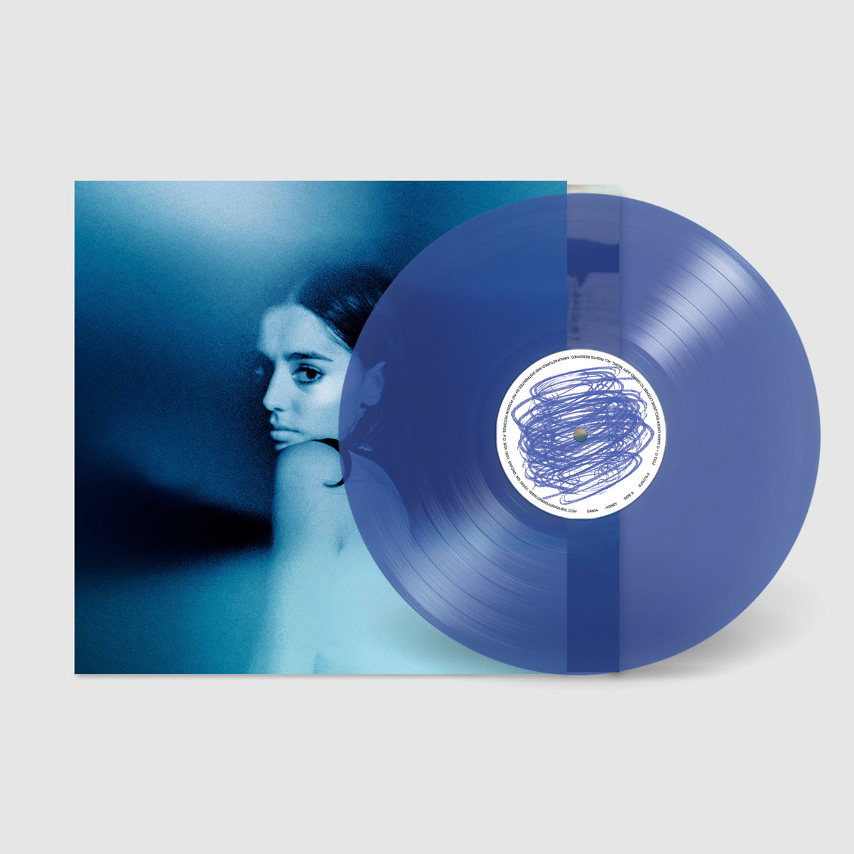 SAMIA HONEY (BLUE W/FLEXI) LP – Lunchbox Records